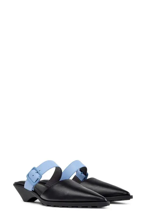 Camper Anita Pointed Toe Mule - Black