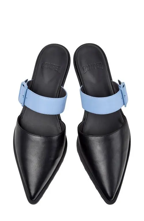 Camper Anita Pointed Toe Mule - Black