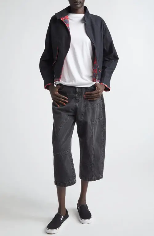 Undercover Cotton Denim Barrel Leg Jeans