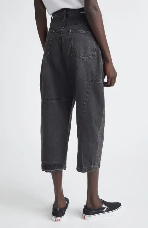 Undercover Cotton Denim Barrel Leg Jeans