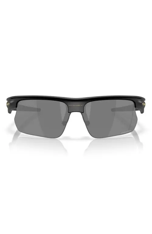 Oakley Bisphera 68mm Prizm™ Gradient Oversize Sunglasses - Matte Black/prizm Black