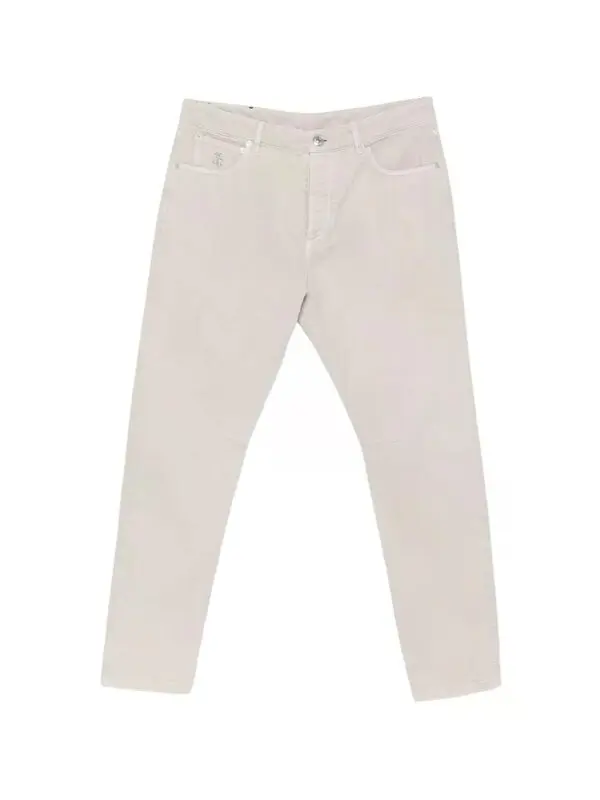 Brunello Cucinelli Straight Leg Jeans - Grey