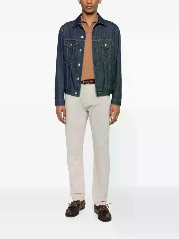 Brunello Cucinelli Straight Leg Jeans - Grey