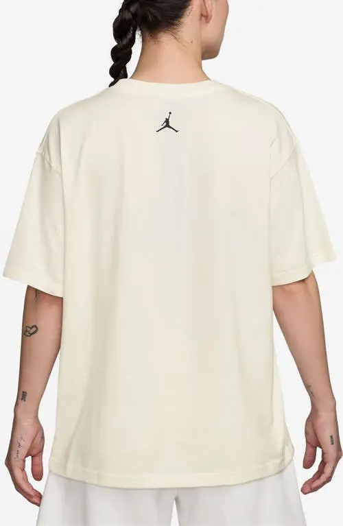 JORDAN Logo Cotton Graphic T-shirt