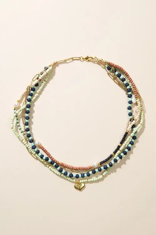NOONDAY Kindred Heart Layered Necklace