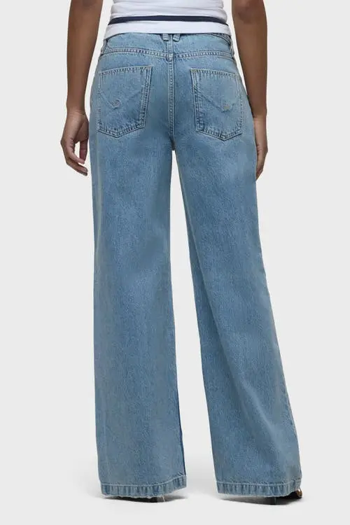 Hudson Jeans Rylee Patch Loose Straight - Double Take