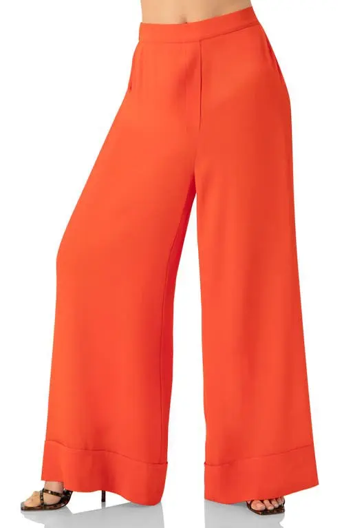 IVONNE Wide-leg Straight Pants