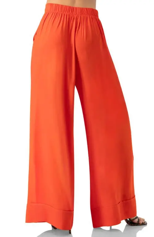 IVONNE Wide-leg Straight Pants