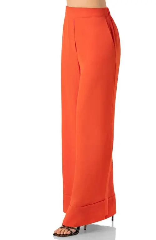 IVONNE Wide-leg Straight Pants
