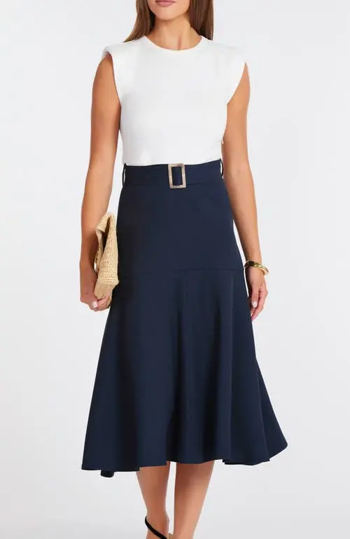 BISHOP + YOUNG Kristopher Twofer Dress - Navy
