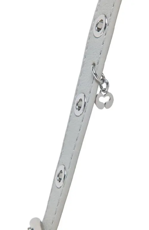 Maje Miss M Micro Bag - Light Grey
