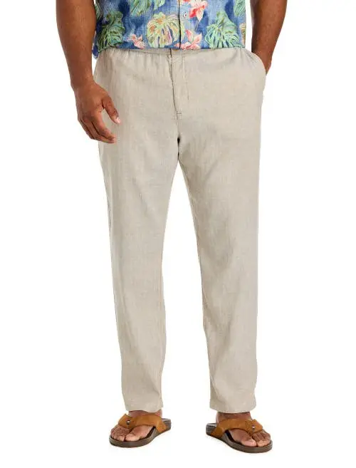 Tommy Bahama Linen-blend Elastic-waist Pants - Beach