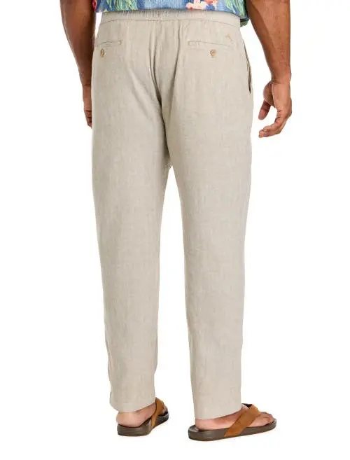 Tommy Bahama Linen-blend Elastic-waist Pants - Beach