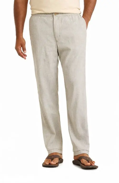 Tommy Bahama Linen-blend Elastic-waist Pants - Beach