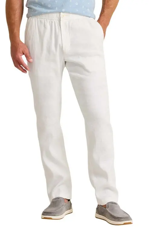 Tommy Bahama Coast Stretch Linen & Cotton Pants - White