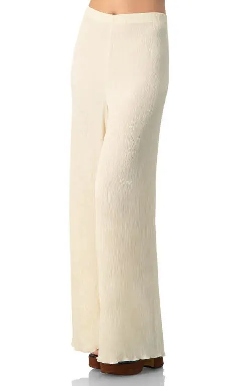 IVONNE Pleated Wide-leg Pants