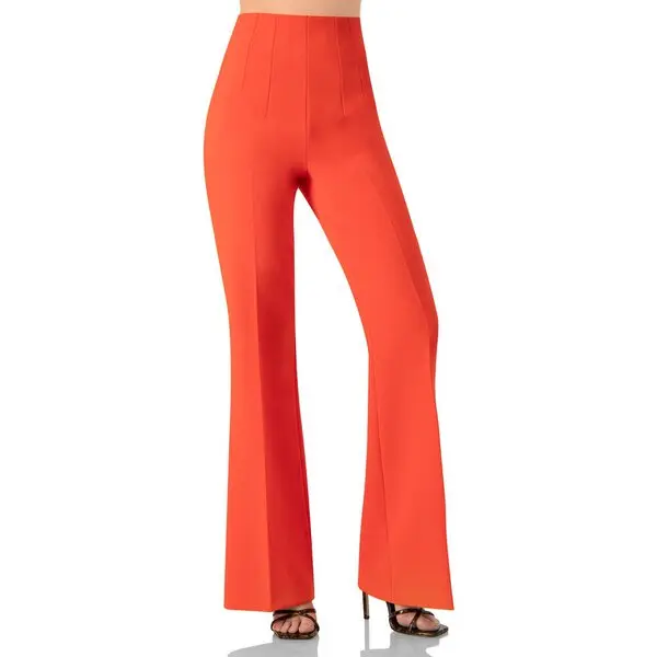 IVONNE Flared Trousers With Pockets