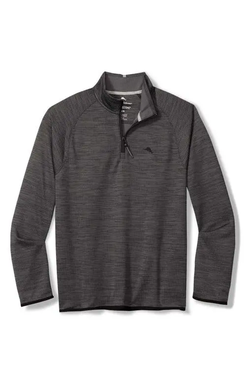 Tommy Bahama Performance Half Zip Pullover - Black