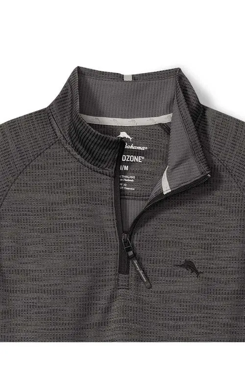 Tommy Bahama Performance Half Zip Pullover - Black