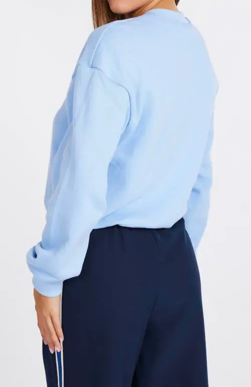 BISHOP + YOUNG Relaxed Cozy Bubble Hem Sweatshirt