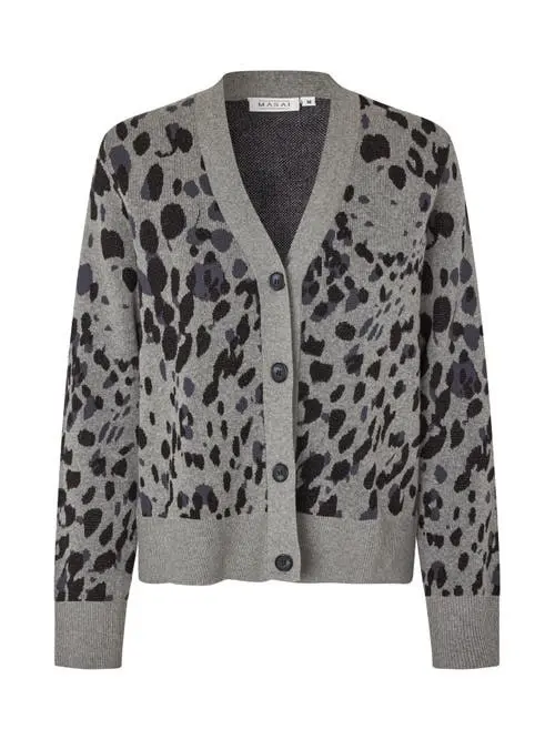 MASAI COPENHAGEN Leopard Pattern Cardigan