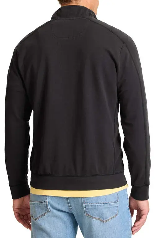 Tommy Bahama French Terry Half-zip Pullover - Coal