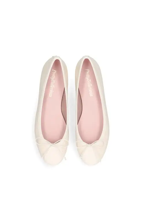 Pretty Ballerinas Ballerina Flat - Ivory