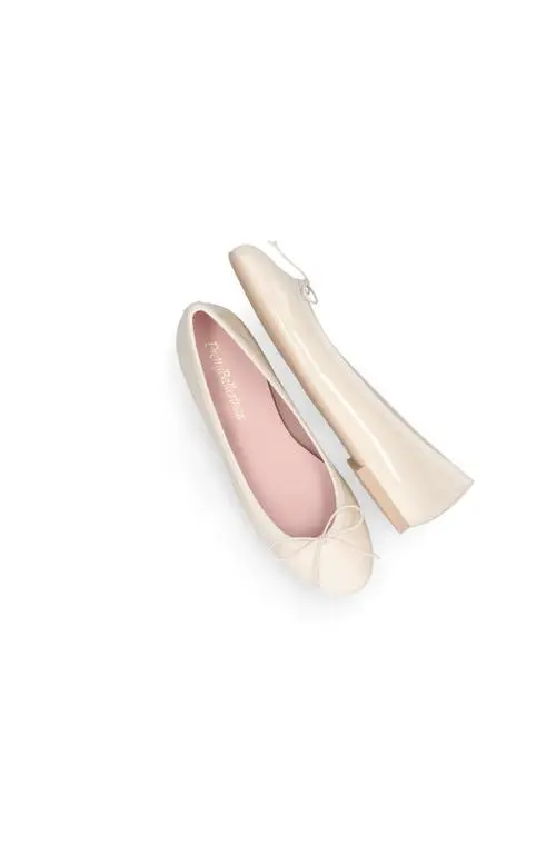 Pretty Ballerinas Ballerina Flat - Ivory