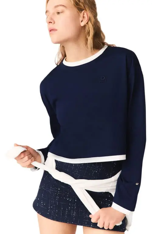Maje Layered-effect T-shirt