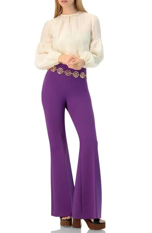 IVONNE Long Sleeve Balloon Blouse
