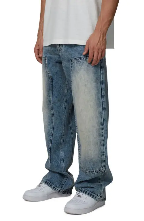GOOD FOR NOTHING Straight Leg Double Knee Jeans