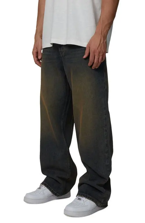GOOD FOR NOTHING Straight Leg Baggy Jeans - Brown