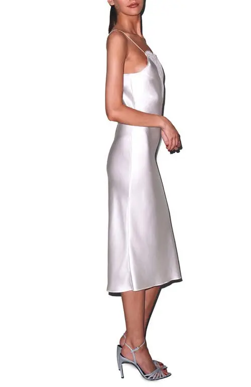 FLEUR DU MAL Frankie Lace Slip Dress