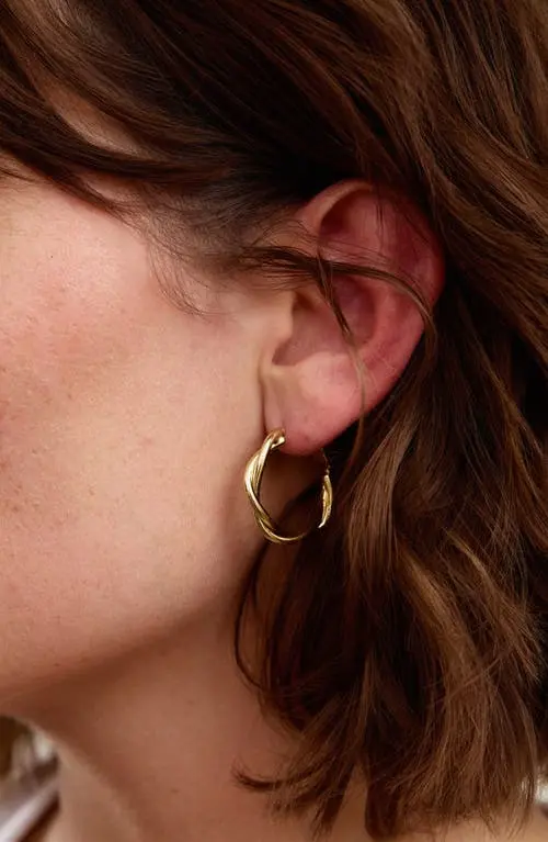 SET & STONES Lainey Twisted Hoop Earrings