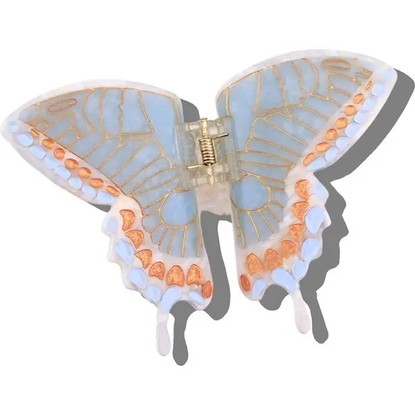 SOLAR ECLIPSE Swallowtail Hair Claw Clip - Baby Blue