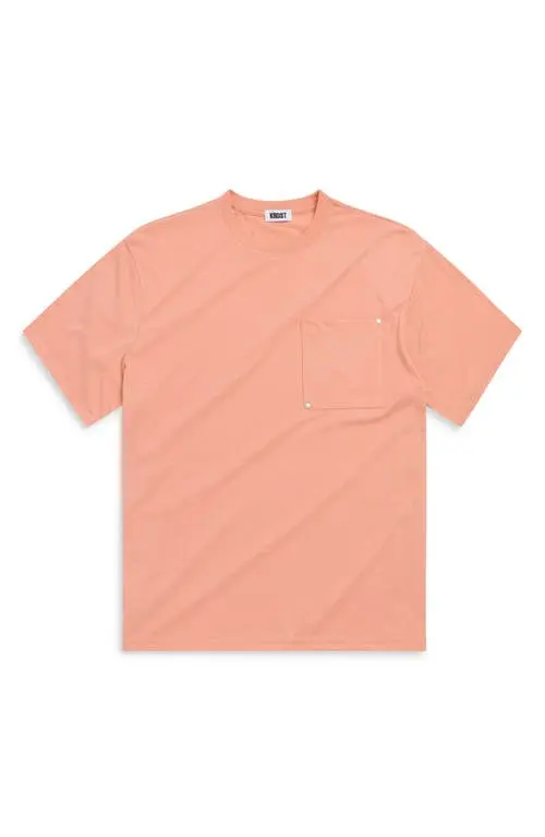 KROST Rivet Pocket Cotton Blend T-shirt - Brick Dust