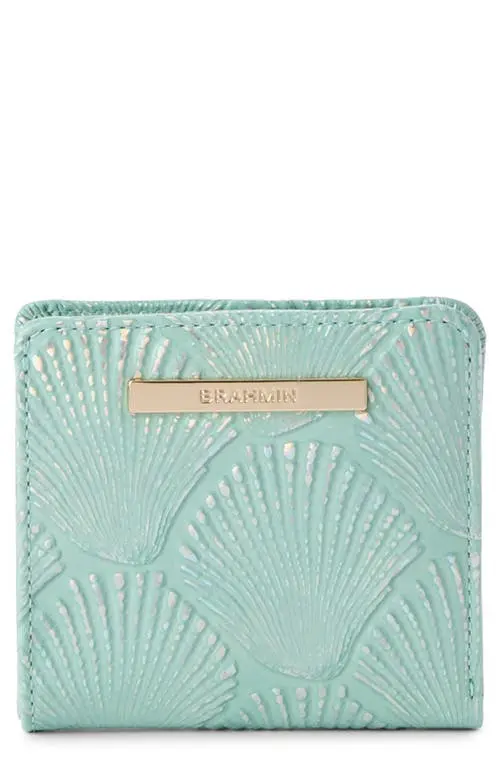Brahmin Jane Embossed Leather Bifold Wallet - Waterfall