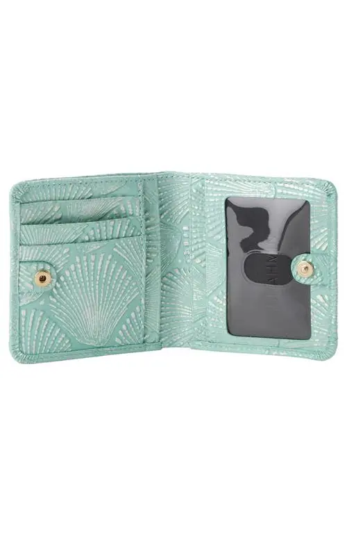 Brahmin Jane Embossed Leather Bifold Wallet - Waterfall