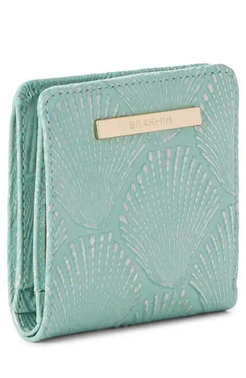 Brahmin Jane Embossed Leather Bifold Wallet - Waterfall