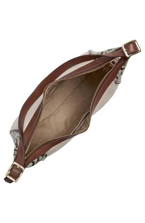 Brahmin Embossed Leather Edie Shoulder Bag - Multi