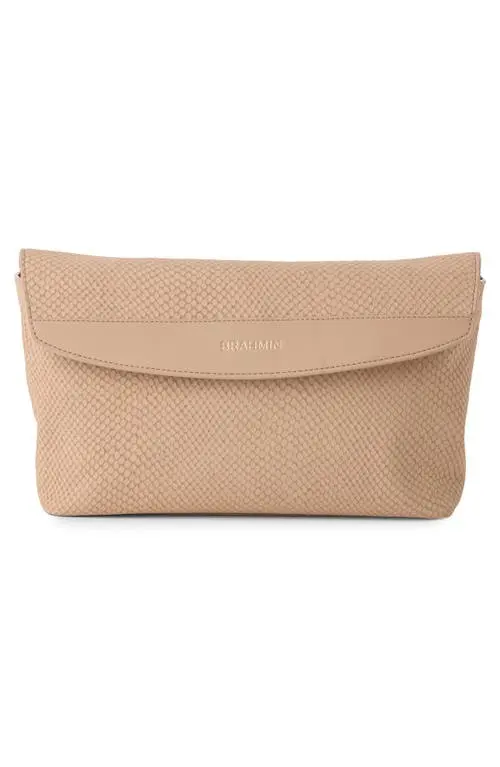 Brahmin Kalina Leather Clutch - Tan