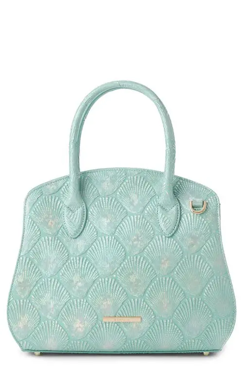 Brahmin Embossed Leather Satchel