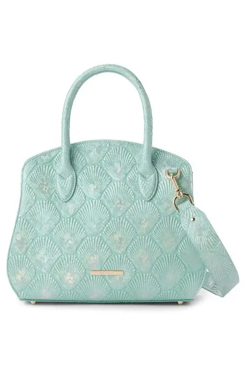 Brahmin Embossed Leather Satchel