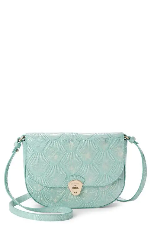 Brahmin Portia Embossed Leather Crossbody Bag