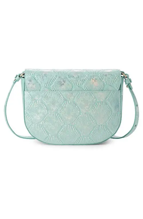 Brahmin Portia Embossed Leather Crossbody Bag