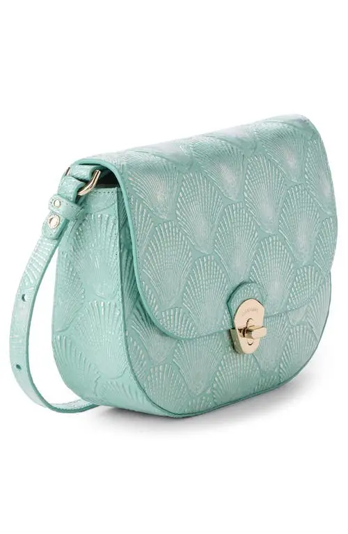 Brahmin Portia Embossed Leather Crossbody Bag