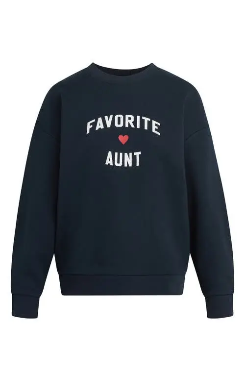 FAVORITE DAUGHTER Graphic Sweatshirt - Navy