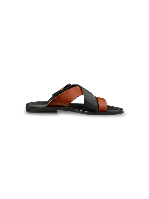 PAUL FREDRICK Leather Stefano Sandal