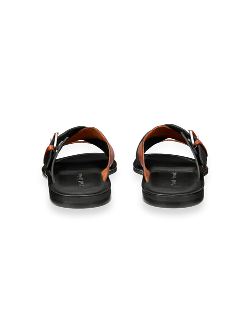 PAUL FREDRICK Leather Stefano Sandal
