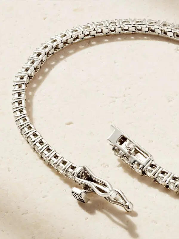 SYDNEY EVAN 14-karat White Diamond Tennis Bracelet